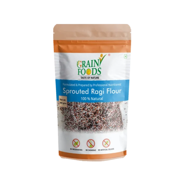 Sprouted Ragi Flour - Grainyfoods